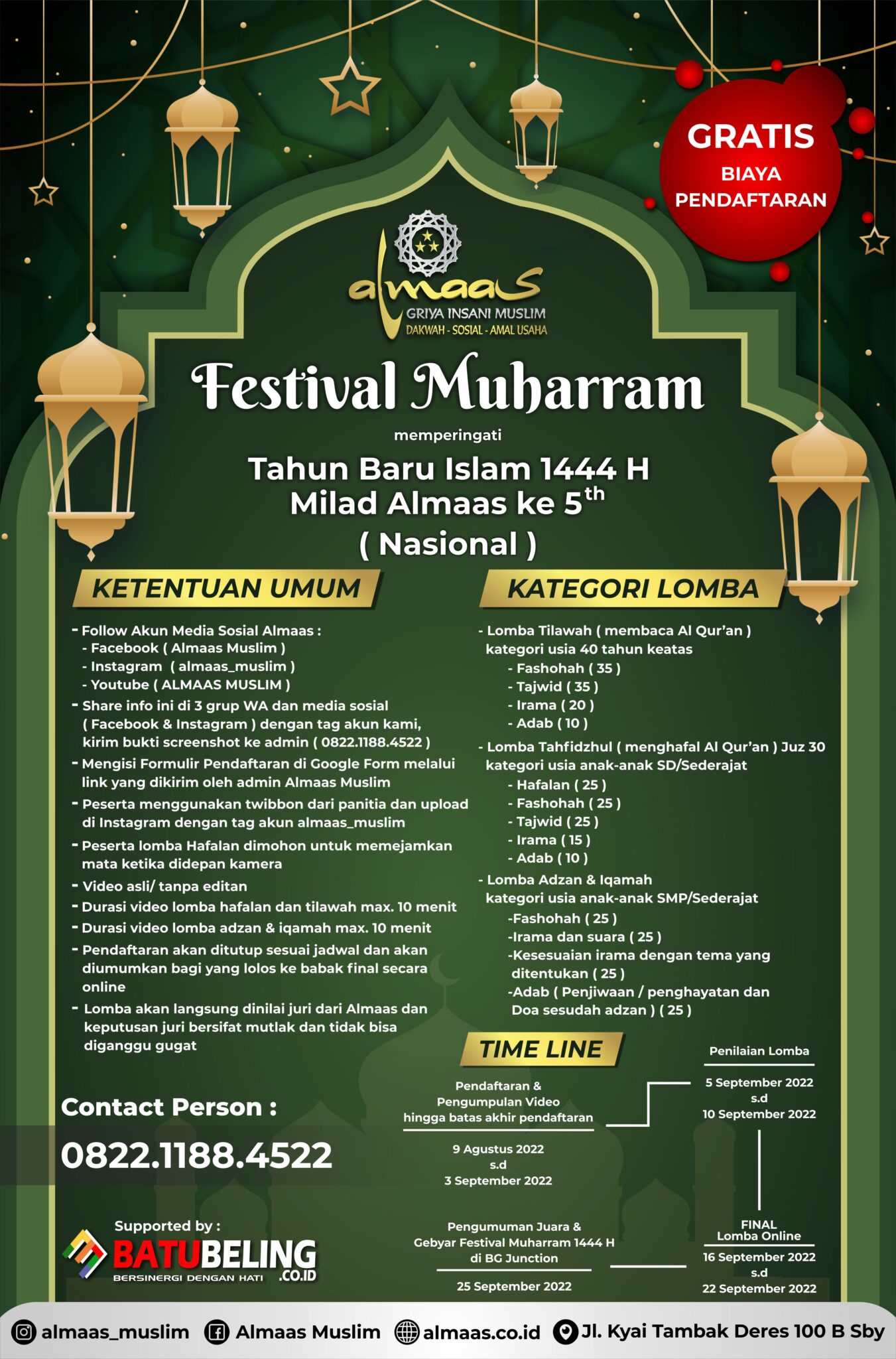 Festival Muharram 1444 H & Milad ALMAAS ke V